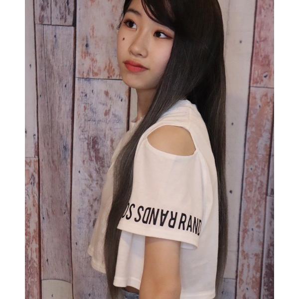 『タイムセール実施中』ZOZO問い合わせ番号:84903153ショップ:FUNALIVE，ファンアライブブランド:RandS，ランズ，FUNALIVE，ファンアライブ商品名:RandS 袖プリント肩あきショートTカテゴリ:トップス>T...