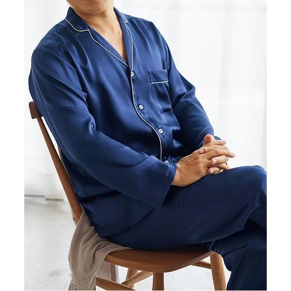 『タイムセール実施中』ZOZO問い合わせ番号:84903687ショップ:GUNZE，グンゼブランド:kaimin navi，カイミンナビ商品名:kaimin navi/快眠ナビ パジャマ 長袖長パンツ シルク100％カテゴリ:ルームウェア&...