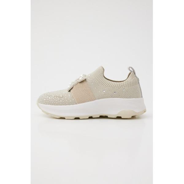 『タイムセール実施中』ZOZO問い合わせ番号:84934347ショップ:STACCATO，スタッカートブランド:STACCATO，スタッカート商品名:ロロバックルベルトニットコンビスリッポンカテゴリ:シューズ>スニーカーブランド品番:...