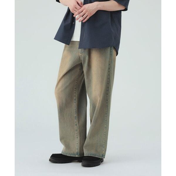 ZOZO問い合わせ番号:84934673ショップ:BEAMS HEART，ビームスハートブランド:BEAMS HEART，ビームスハート商品名:ブラスト ワイド ストレート デニムカテゴリ:パンツ>デニムパンツブランド品番:42-21...