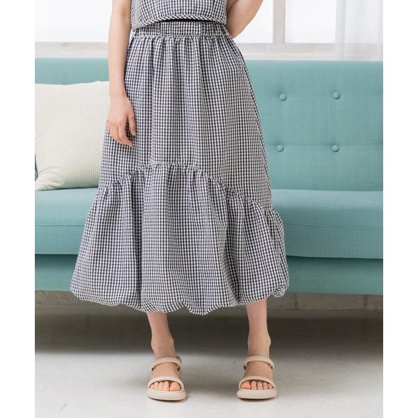 『セール実施中』ZOZO問い合わせ番号:84996202ショップ:JAM ＆ LINK，ジャムアンドリンクブランド:JAM &amp; LINK，ジャムアンドリンク商品名:ギンガムチェック バルーンスカートカテゴリ:スカート>スカート...