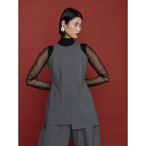 『タイムセール実施中』ZOZO問い合わせ番号:85029063ショップ:UN3D.，アンスリードブランド:UN3D.，アンスリード商品名:BACK OPEN BUSTIER / バックオープンビスチェカテゴリ:トップス>Tシャツ/カッ...