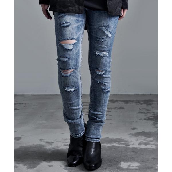 ZOZO問い合わせ番号:85029819ショップ:SILVER BULLET，シルバーバレットブランド:SILVER BULLET，シルバーバレット，CavariA，キャバリア商品名:『CavariA/キャバリア』ダメージデニムパンツカテゴ...