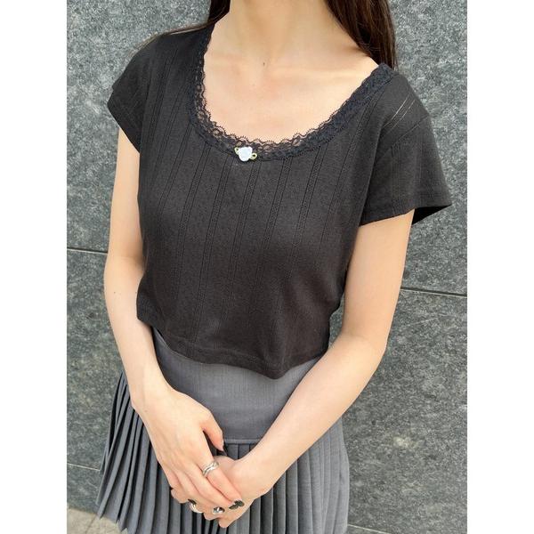 『セール実施中』ZOZO問い合わせ番号:85030253ショップ:WEGO，ウィゴーブランド:PHILLY，フィリー，WEGO，ウィゴー商品名:【PHILLY】バラポイントコンパクトTシャツカテゴリ:トップス>Tシャツ/カットソーブラ...