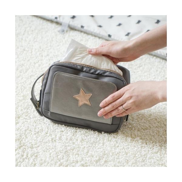 ※このアイテムは返品・交換対象外商品です。ZOZO問い合わせ番号:85095576ショップ:10mois，ディモワブランド:10mois，ディモワ商品名:【10moisディモワ】ワンタッチおむつポーチ(フラップ付き)カテゴリ:ママ＆ベビー&...