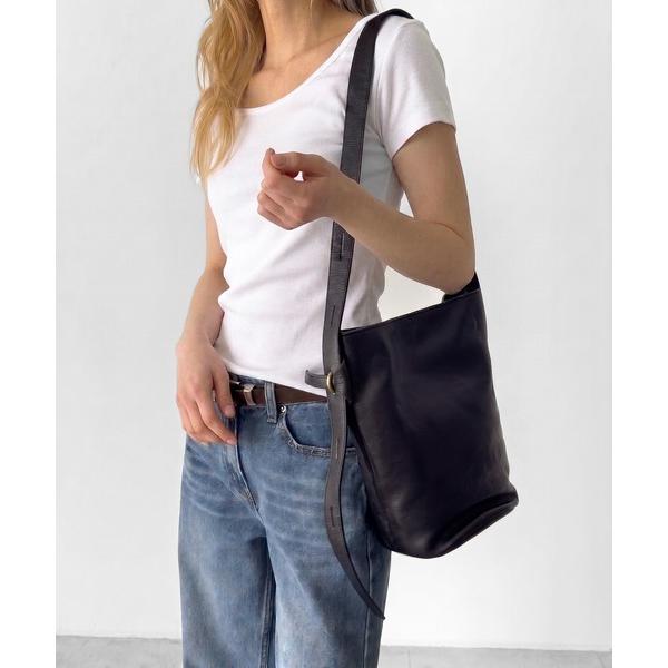 『タイムセール実施中』ZOZO問い合わせ番号:85095651ショップ:CANAL JEAN，キャナルジーンブランド:CANAL JEAN，キャナルジーン，El mar，エルマール商品名:El mar　レザーバケツショルダーバッグカテゴリ:...