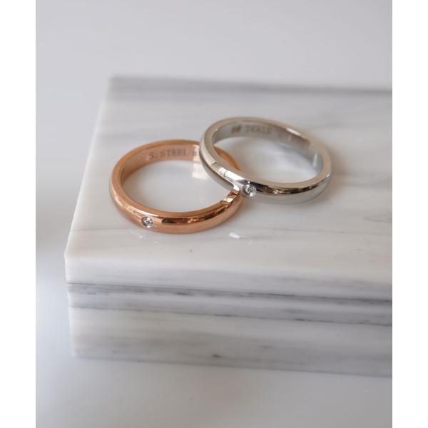 『セール実施中』ZOZO問い合わせ番号:85100207ショップ:RiNc，リンクブランド:ammy.，エイミードット商品名:【 ammy. / エイミードット 】ワンポイント 甲丸 リング  / ステンレスカテゴリ:アクセサリー>リ...