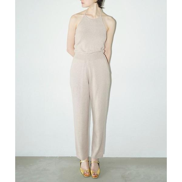 『タイムセール実施中』ZOZO問い合わせ番号:85101797ショップ:CLANE，クラネブランド:CLANE，クラネ商品名:HALTER NECK KNIT ALL IN ONEカテゴリ:オールインワン・サロペット>つなぎ/オールイ...