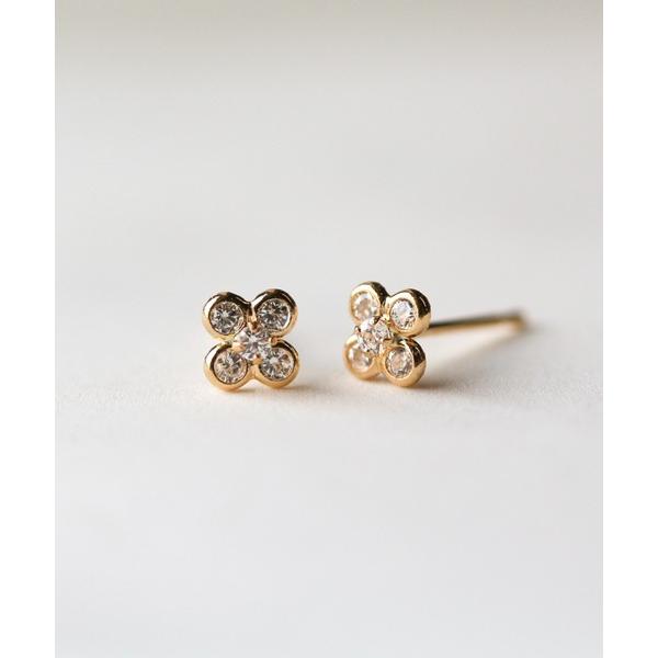 ※このアイテムは返品・交換対象外商品です。ZOZO問い合わせ番号:85132514ショップ:cui-cui，キュイキュイブランド:cui-cui，キュイキュイ商品名:スーパーキュービックジルコニアピアス | K18〈WEB限定〉カテゴリ:ア...