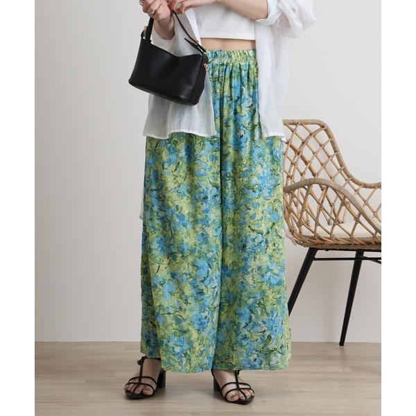 『タイムセール実施中』ZOZO問い合わせ番号:85132642ショップ:FUNALIVE，ファンアライブブランド:FUNALIVE，ファンアライブ商品名:je crois soi コットンレーヨンプリントイージーパンツカテゴリ:パンツ&gt...