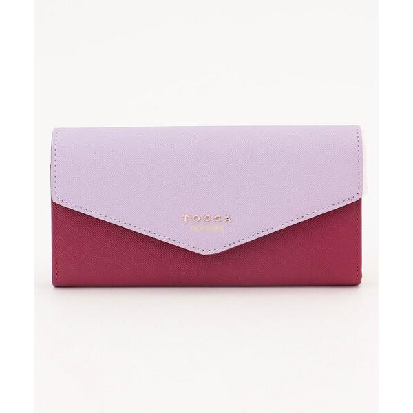 ZOZO問い合わせ番号:85226499ショップ:TOCCA，トッカブランド:TOCCA，トッカ商品名:LETTERA LONG WALLET 長財布カテゴリ:財布/小物>財布ブランド品番:PVTZCW0170素材:ピンク系/ラベンダ...