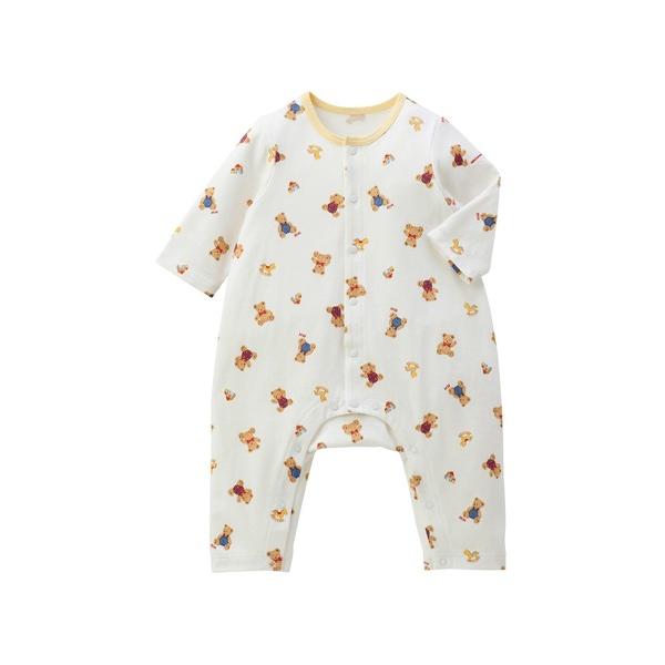 ※このアイテムは返品・交換対象外商品です。ZOZO問い合わせ番号:85228044ショップ:MIKI HOUSE，ミキハウスブランド:MIKI HOUSE，ミキハウス商品名:ミキハウスベア総柄カバーオールカテゴリ:ママ＆ベビー>ロンパ...
