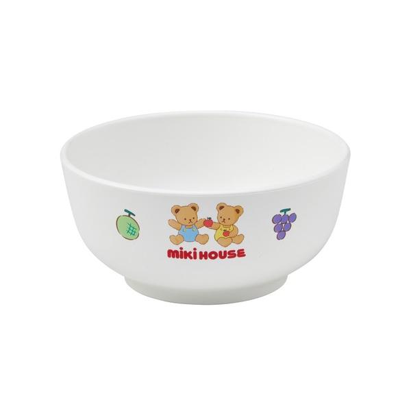 ZOZO問い合わせ番号:85260080ショップ:MIKI HOUSE，ミキハウスブランド:MIKI HOUSE，ミキハウス商品名:ベアとフルーツ柄のライスボウルカテゴリ:ママ＆ベビー>マグ/哺乳瓶/お食事グッズブランド品番:46-7...