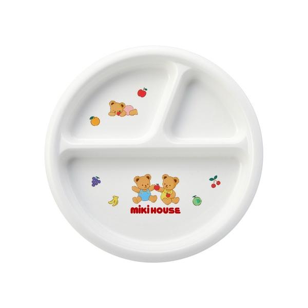 ZOZO問い合わせ番号:85260087ショップ:MIKI HOUSE，ミキハウスブランド:MIKI HOUSE，ミキハウス商品名:ベアとフルーツ柄のランチプレートカテゴリ:ママ＆ベビー>マグ/哺乳瓶/お食事グッズブランド品番:46-...
