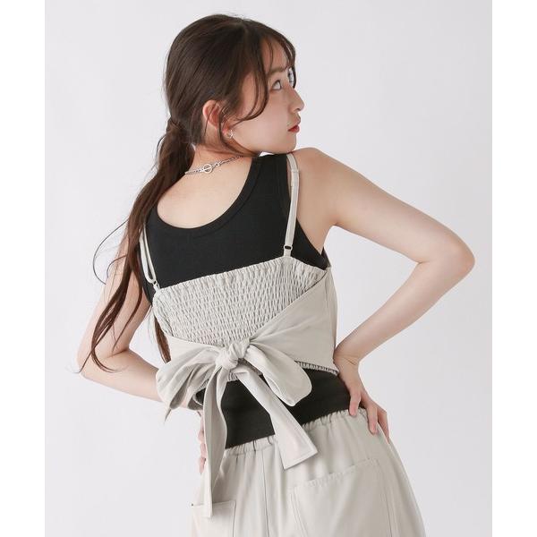 『セール実施中』ZOZO問い合わせ番号:85262147ショップ:repipi armario，レピピアルマリオブランド:repipi armario，レピピ アルマリオ商品名:バックリボンビスチェカテゴリ:トップス>ベストブランド品...