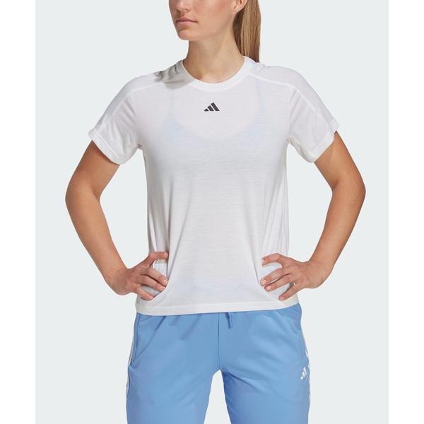 『タイムセール実施中』ZOZO問い合わせ番号:85292663ショップ:adidas，アディダスブランド:adidas，アディダス商品名:AEROREADY トレイン エッセンシャルズ ミニマル ロゴ クルーネック半袖Tシャツ / アディダ...