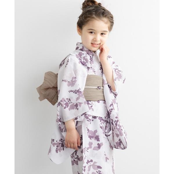 『タイムセール実施中』ZOZO問い合わせ番号:85293495ショップ:SOUBIEN，ソウビエンブランド:SOUBIEN，ソウビエン商品名:floroキッズ浴衣2点セット （浴衣＋帯） 子ども 110/120/130cmカテゴリ:水着/着...