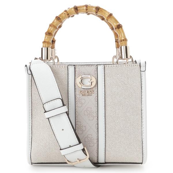 『セール実施中』ZOZO問い合わせ番号:85293802ショップ:GUESS，ゲスブランド:Guess，ゲス商品名:KERIMA Bamboo 2 Compartment Mini Tote トートバッグ レディースカテゴリ:バッグ>...