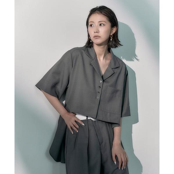 『タイムセール実施中』ZOZO問い合わせ番号:85327667ショップ:STUDIOUS WOMENS，ステュディオス ウィメンズブランド:STUDIOUS，ステュディオス商品名:【STUDIOUS/ステュディオス】オープンカラーシャツカテ...