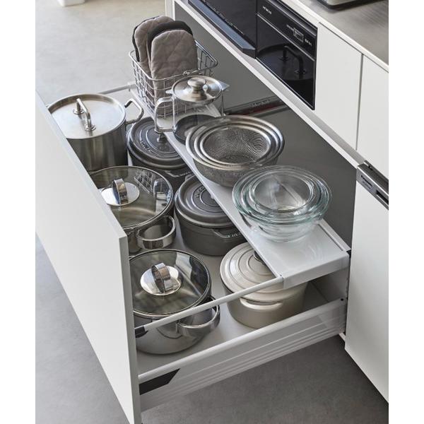 ZOZO問い合わせ番号:85329596ショップ:TIMELESS COMFORT，タイムレスコンフォートブランド:tower，タワー，TIMELESS COMFORT，タイムレスコンフォート商品名:tower（タワー）伸縮キッチン引き出し...