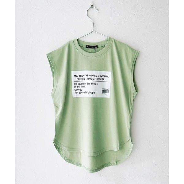 『タイムセール実施中』ZOZO問い合わせ番号:85330687ショップ:Auntie Rosa，アンティローザブランド:ZI-ON，ジーオン商品名:オーバーサイズ ノースリーブプリントTシャツカテゴリ:トップス>タンクトップブランド品...