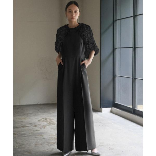 『タイムセール実施中』ZOZO問い合わせ番号:85393704ショップ:RIVER FIELD &amp; Co.，リバーフィールド　アンド　コーブランド:GIRL，ガール商品名:フェザーボレロスリーブ・オールインワン セット 結婚式 パン...