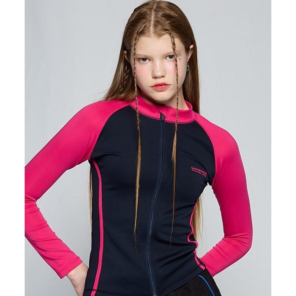 『セール実施中』ZOZO問い合わせ番号:85426815ショップ:hype2k，ハイプツーケーブランド:LUVISTRUE，ラヴイズトゥルー商品名:BASIC RASH GUARD ZIP UPカテゴリ:水着/着物・浴衣>ラッシュガー...