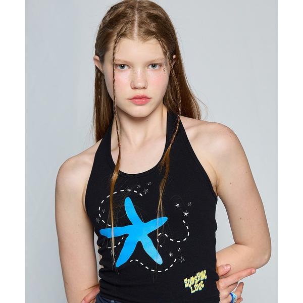 『セール実施中』ZOZO問い合わせ番号:85426833ショップ:hype2k，ハイプツーケーブランド:LUVISTRUE，ラヴイズトゥルー商品名:BE STARFISH HALTER NECK TOPカテゴリ:トップス>タンクトップ...