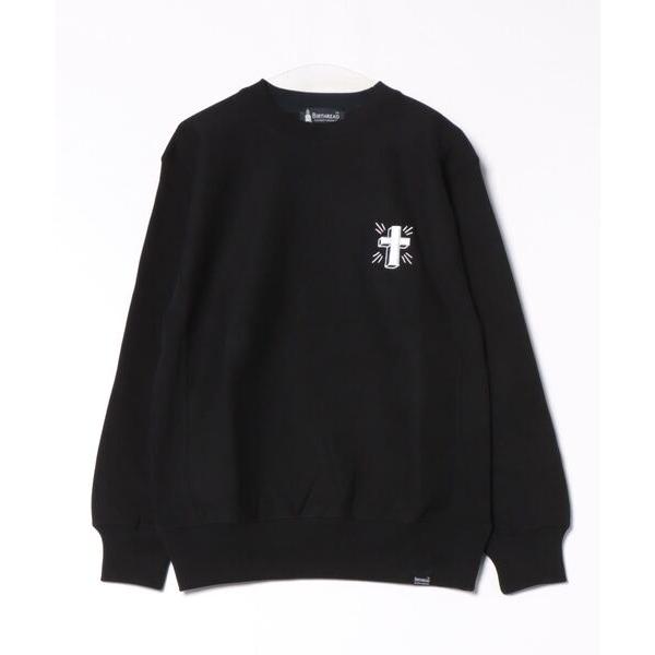 『タイムセール実施中』ZOZO問い合わせ番号:85426927ショップ:JUGLANS，ユグランスブランド:JUGLANS，ユグランス商品名:【BIRTHREAD】タトゥー刺繍12.7ozクルーネックスウェット/メンズカテゴリ:トップス&g...