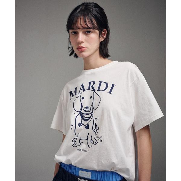 ZOZO問い合わせ番号:85460328ショップ:Mardi Mercredi，マルディメクルディブランド:Mardi Mercredi，マルディメクルディ商品名:TSHIRT SWING THE TAIL DDANJI PEARL NEC...