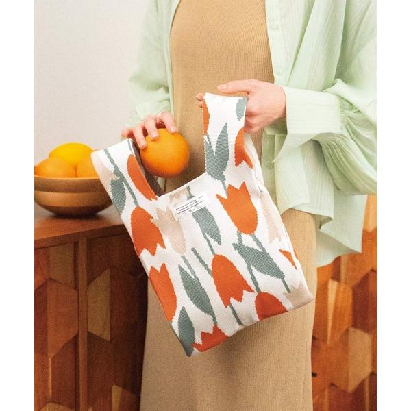 ZOZO問い合わせ番号:85495038ショップ:Wpc./KiU，ダブリュピーシーキウブランド:Wpc. Patterns，ダブリュピーシーパターンズ，Wpc.，ダブリュピーシー商品名:Wpc. Patterns ニットトートバッグカテゴ...