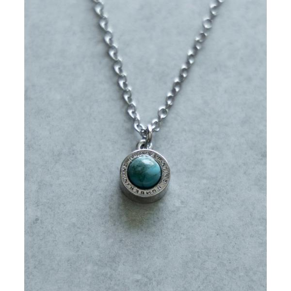 ZOZO問い合わせ番号:85497253ショップ:NUMBER (N)INE，ナンバーナインブランド:NUMBER (N)INE，ナンバーナイン商品名:ROUND LOGO STONE CHARM NECKLACE / ラウンドロゴ ストー...