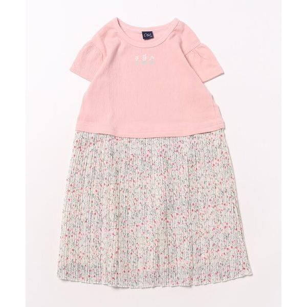 『タイムセール実施中』ZOZO問い合わせ番号:85499057ショップ:こどもの森e-shop，コドモノモリイーショップブランド:Crescent，クレッセント商品名:小花柄プリーツスカートワンピースカテゴリ:ワンピース/ドレス>ワン...