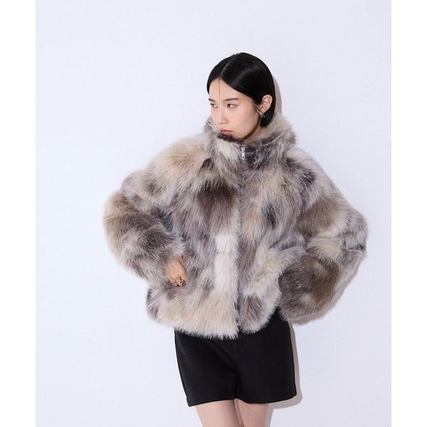 ZOZO問い合わせ番号:85501368ショップ:JEANASIS，ジーナシスブランド:JEANASIS，ジーナシス商品名:【この冬スタイリングの主役にピッタリ！】MIXカラーファーブルゾン/137489カテゴリ:ジャケット/アウター&gt...