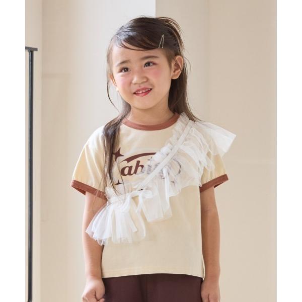 『セール実施中』ZOZO問い合わせ番号:85534989ショップ:branshes，ブランシェスブランド:aBity select，アビティセレクト，branshes，ブランシェス商品名:Y2Kグラフィック  オーバルロゴプリント 半袖リン...