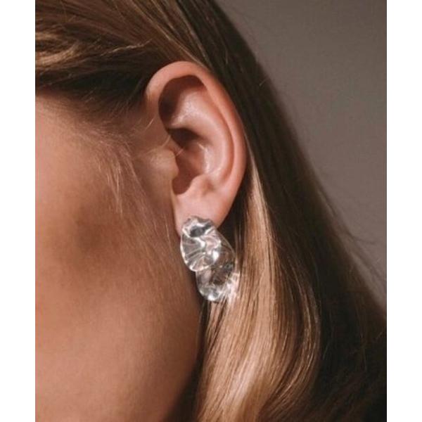 ※このアイテムは返品・交換対象外商品です。ZOZO問い合わせ番号:85566479ショップ:H.O.V，フォブブランド:IRIS47，イリスフォーセブン商品名:【IRIS 47】double petal pierce/ダブル ペタル ピアス...