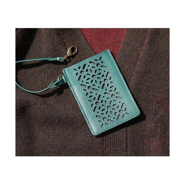ZOZO問い合わせ番号:85566617ショップ:KUIPO，クイーポブランド:genten，ゲンテン商品名:ダイヤカットワーク　パスケースカテゴリ:財布/小物>財布ブランド品番:43988素材:牛革カラー:ブラウン，グリーン，ブルー...