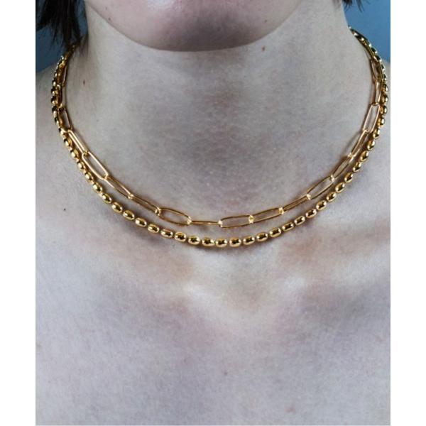 ZOZO問い合わせ番号:85566695ショップ:H.O.V，フォブブランド:quip queint，クイップクエイント商品名:【quip queint】retangle chain choker /レクタングル チェーン チョーカーカテゴ...