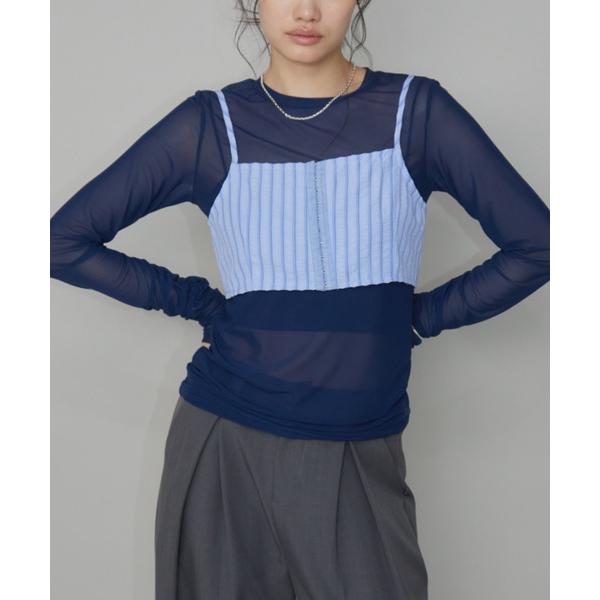 『セール実施中』ZOZO問い合わせ番号:85567060ショップ:YARD PLUS/AUNT MARIE'S，ヤードプリュス/アントマリーズブランド:Aunt Marie's，アントマリーズ商品名:【6色展開】ロングスリーブシアートップス...