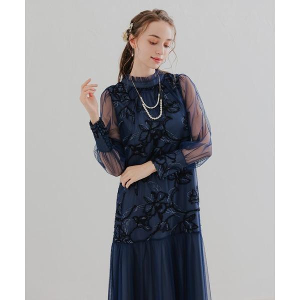 ZOZO問い合わせ番号:85600810ショップ:Dorry Doll，ドリードールブランド:Dorry Doll，ドリードール商品名:フェザーフラワーチュールドレス 結婚式お呼ばれワンピース オケージョンドレスカテゴリ:ワンピース/ドレス...