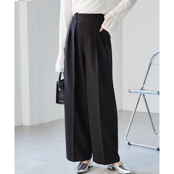 『タイムセール実施中』ZOZO問い合わせ番号:85602013ショップ:RANAN，ラナンブランド:RANAN，ラナン商品名:[低身長/高身長/大きいサイズ有]2タックワイドスラックスカテゴリ:パンツ>スラックスブランド品番:7203...