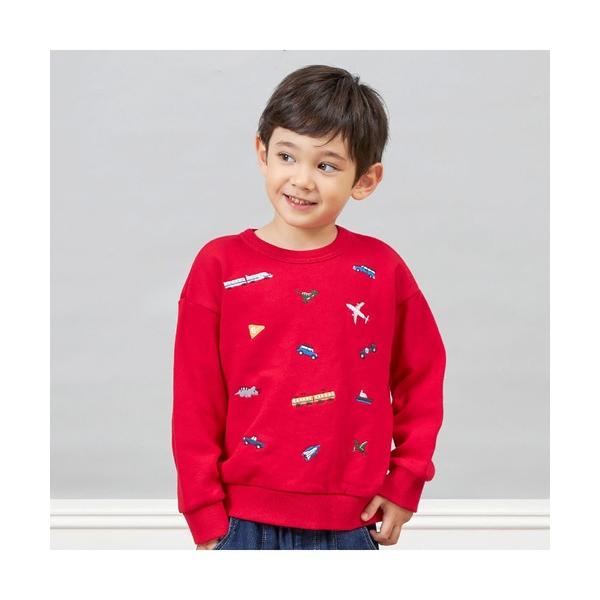 『セール実施中』ZOZO問い合わせ番号:85603658ショップ:KP，ケーピーブランド:KP BOY，ケーピーボーイ商品名:乗り物恐竜刺しゅうの裏毛トレーナー(80〜150)カテゴリ:トップス>その他トップスブランド品番:37200...