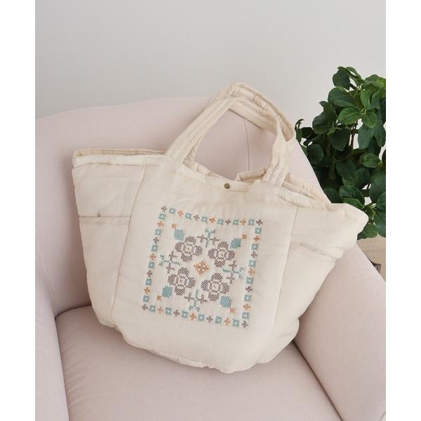 『タイムセール実施中』ZOZO問い合わせ番号:85603892ショップ:FUNALIVE，ファンアライブブランド:FUNALIVE，ファンアライブ商品名:jou jou lier インドキルティング大トートカテゴリ:バッグ>トートバッ...