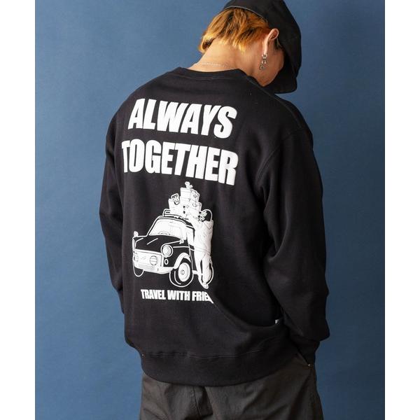 ZOZO問い合わせ番号:85604673ショップ:gym master，ジムマスターブランド:gym master，ジムマスター商品名:10.3oz  ALWAYS TOGETHERスウェットシャツカテゴリ:トップス>スウェットブラン...