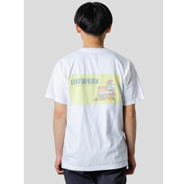 『セール実施中』ZOZO問い合わせ番号:85605135ショップ:narifuri，ナリフリブランド:narifuri，ナリフリ商品名:プリントTシャツ（HATCH）カテゴリ:トップス>Tシャツ/カットソーブランド品番:NF1186素...