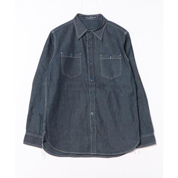 『セール実施中』ZOZO問い合わせ番号:85637117ショップ:VIBGYOR，ヴィブジョーブランド:HOUSTON，ヒューストン，VIBGYOR，ヴィブジョー商品名:【HOUSTON】USA COTTON CHAMBRAY SHIRT ...