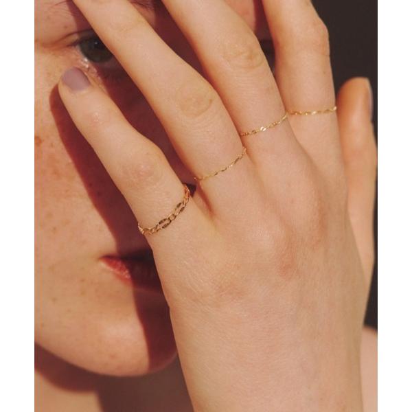 ZOZO問い合わせ番号:85639441ショップ:H.O.V，フォブブランド:les bonbon，ルボンボン商品名:【les bon bon】noble chain ring/ノーブル チェーン リングカテゴリ:アクセサリー>リング...