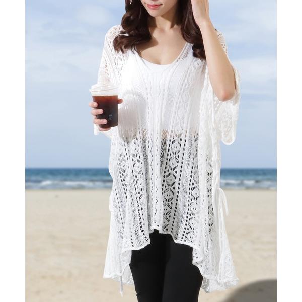 『タイムセール実施中』ZOZO問い合わせ番号:85701382ショップ:Lace Ladies，レースレディースブランド:Lace Ladies，レースレディース商品名:【3点セット】Vネック 透かし ニット プルオーバー 付き ラッシュガ...