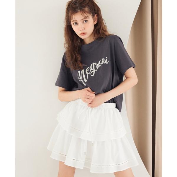 『タイムセール実施中』ZOZO問い合わせ番号:85732941ショップ:REDYAZEL，レディアゼルブランド:REDYAZEL，レディアゼル商品名:Negroni ロゴプリントＴシャツカテゴリ:トップス>Tシャツ/カットソーブランド...