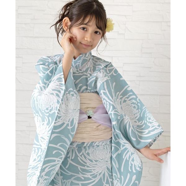 ZOZO問い合わせ番号:85733147ショップ:Bonjour Sagan，ボンジュールサガンブランド:UNCOCON，アンココン，Bonjour Sagan，ボンジュールサガン商品名:１度結ぶだけで着られる 浴衣 帯 2点セット キッズ...